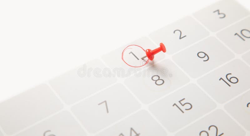 Calendar on the Office Table Stock Photo - Image of schedule, event ...