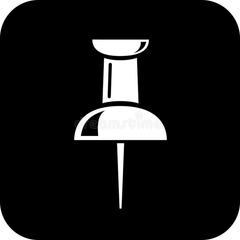Push Pin Icon Vector Stock Illustrations – 16,793 Push Pin Icon Vector ...