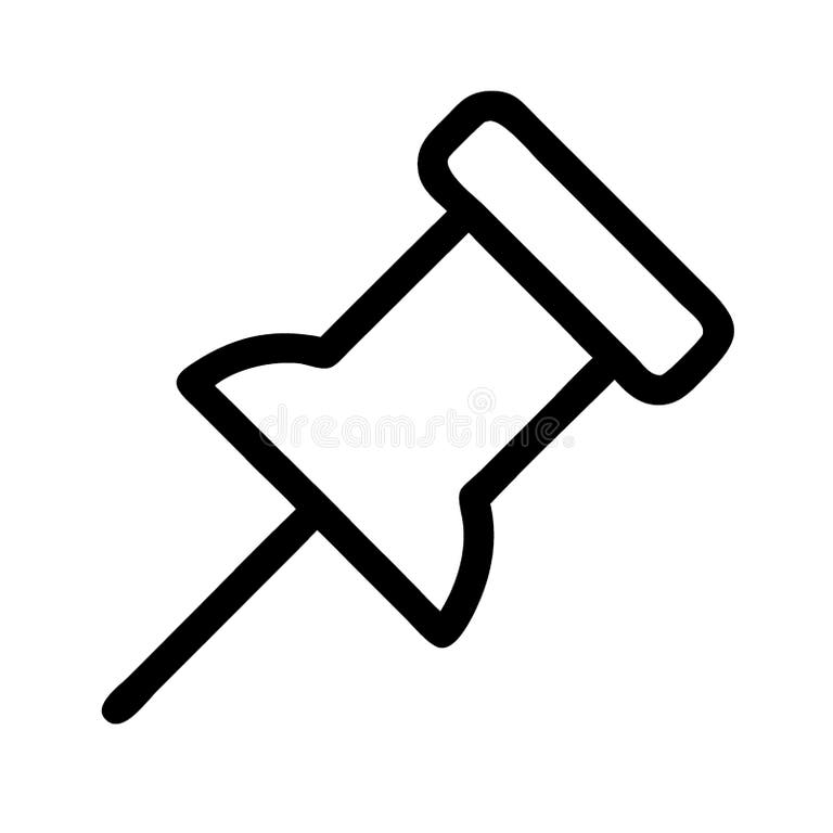 Flat Push Pin Icon Stock Illustrations – 6,293 Flat Push Pin Icon Stock ...