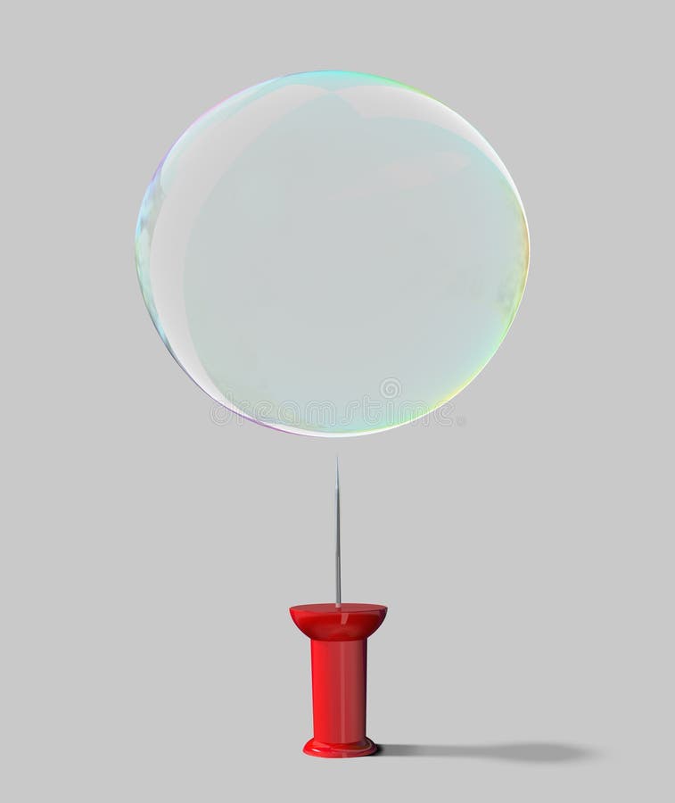 Bubble on White stock illustration. Illustration of float - 7257055