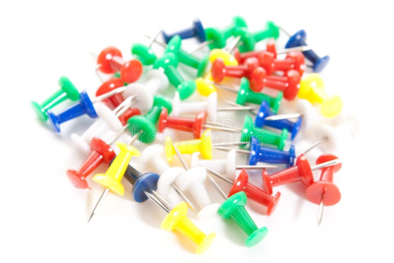 Push pins stock photo. Image of macro, board, green, light - 12097024