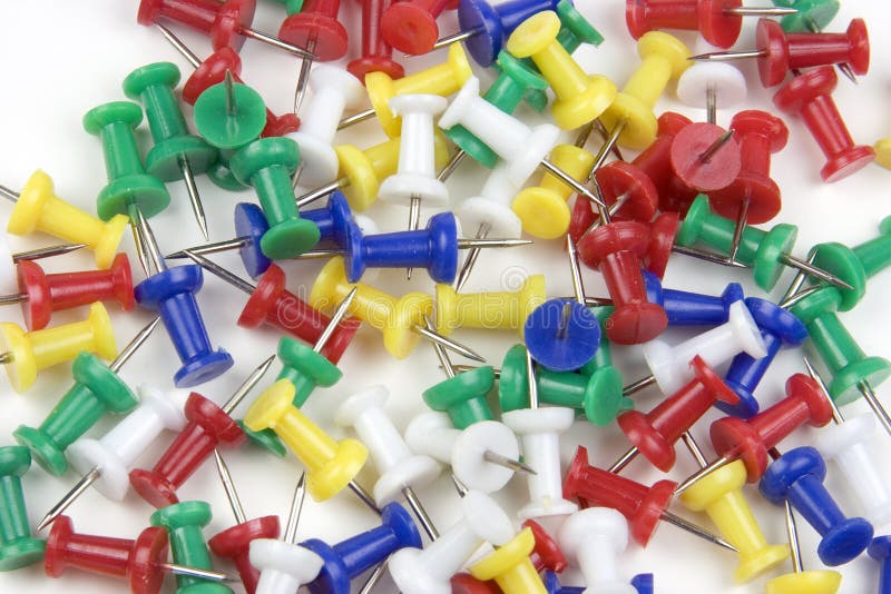 Push Pins stock image. Image of sharp, color, supplies - 967899