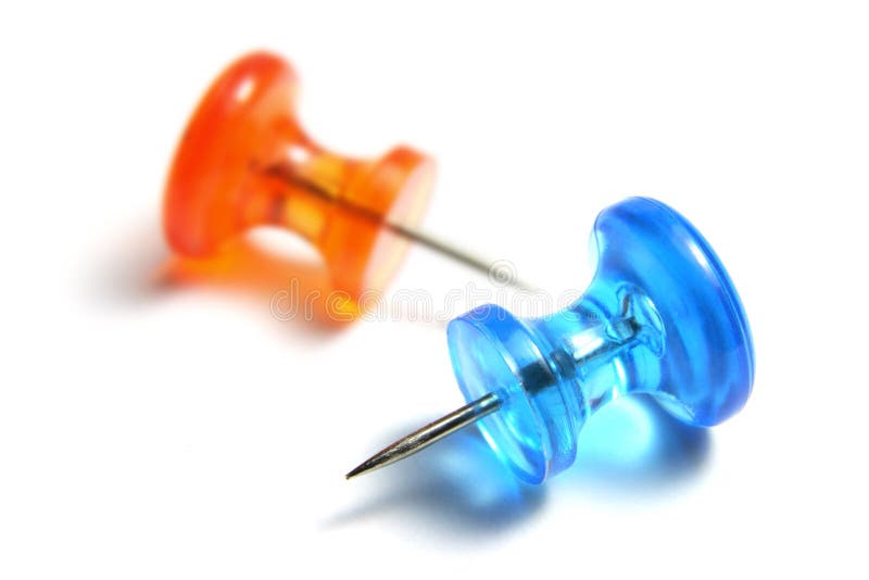 Clear Push Pins stock image. Image of push, company, clear - 3049