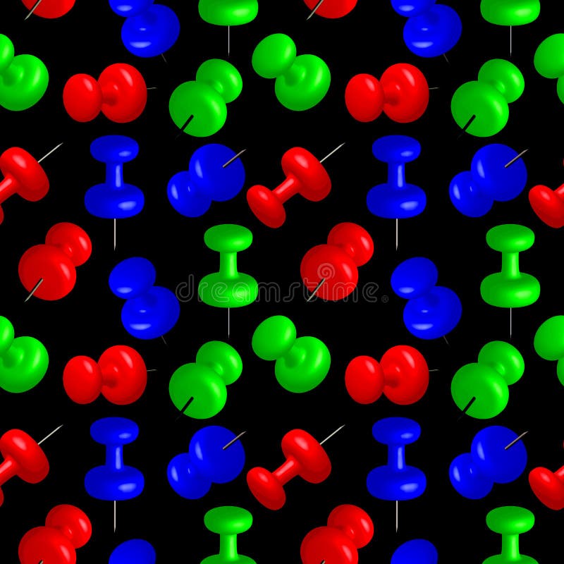 Push pins pattern stock vector. Illustration of button - 25987307