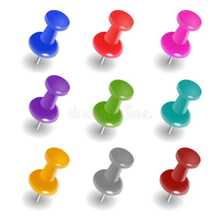 Thumb Tack Stock Illustrations – 4,931 Thumb Tack Stock Illustrations ...