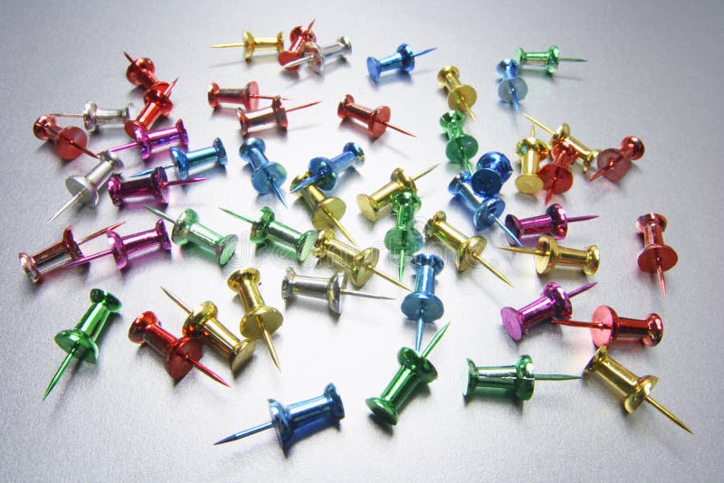 Push Pins stock photo. Image of multicolors, pushpins - 58477892