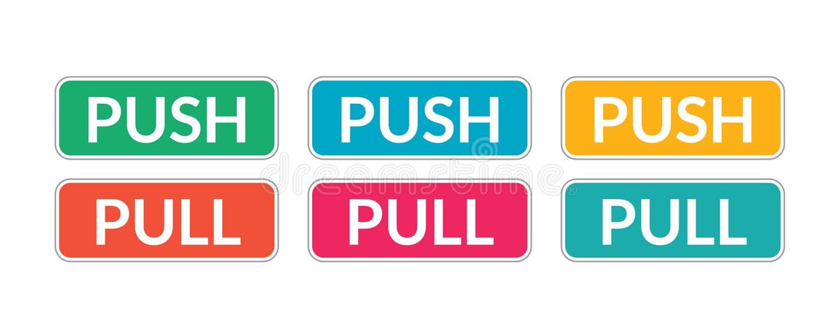 Push Pull Icon Stock Illustrations – 1,627 Push Pull Icon Stock ...