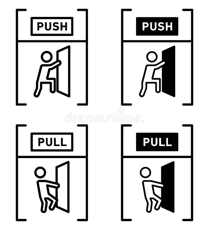 Push Pull Icon Stock Illustrations – 1,502 Push Pull Icon Stock ...