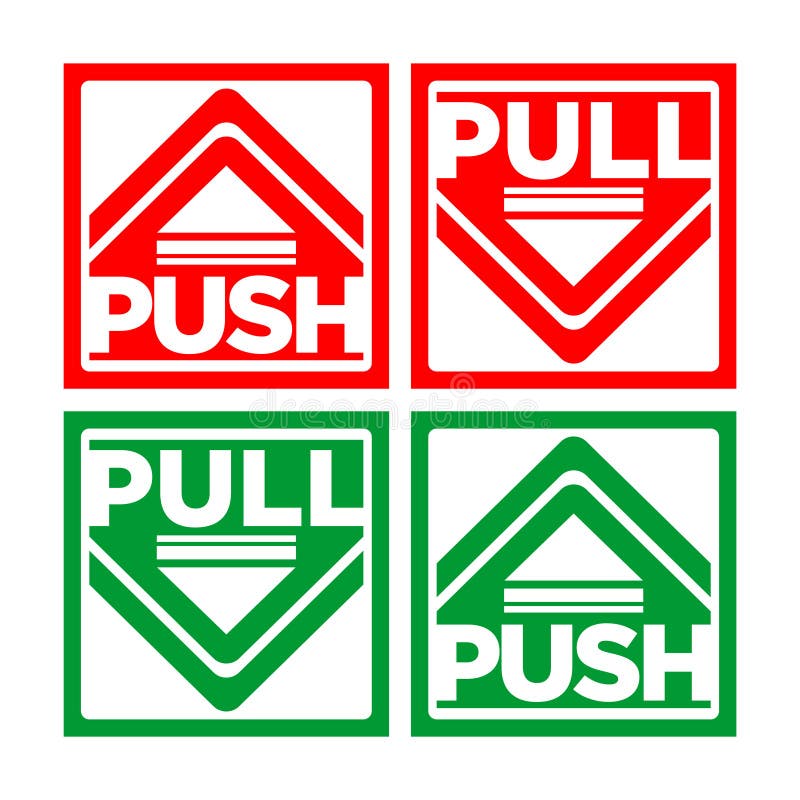 Push Pull Icon Stock Illustrations – 1,260 Push Pull Icon Stock ...