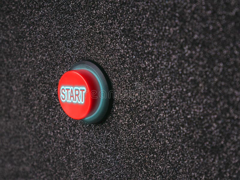 Push start button stock image. Image of carbon, drive - 127613915