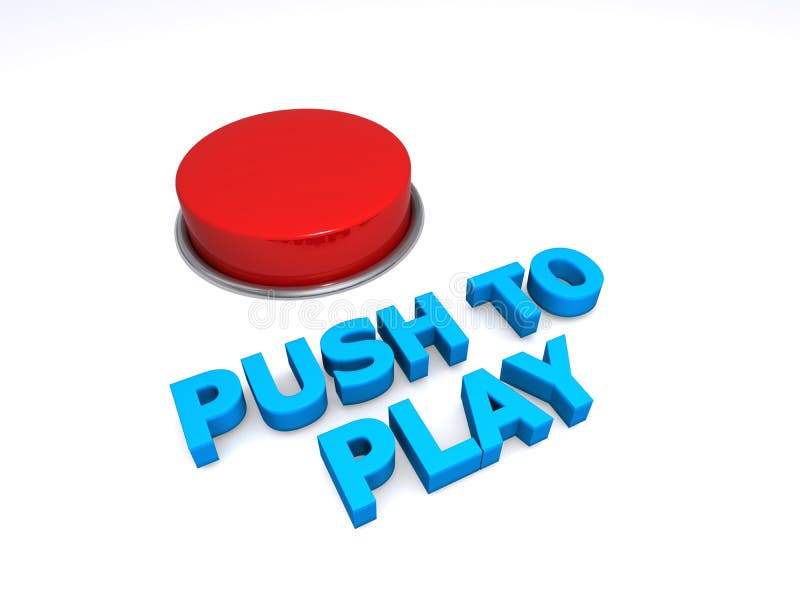 Push play stock photo. Image of finger, tabletpc, press - 28019066