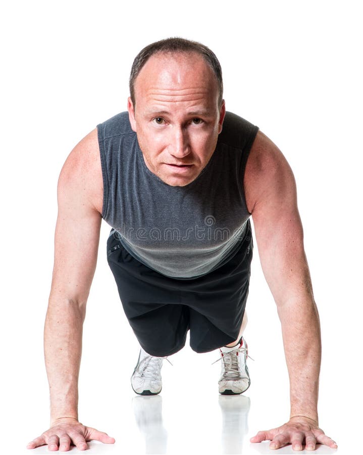 Push Up stock photo. Image of white, person, fitness - 55612472