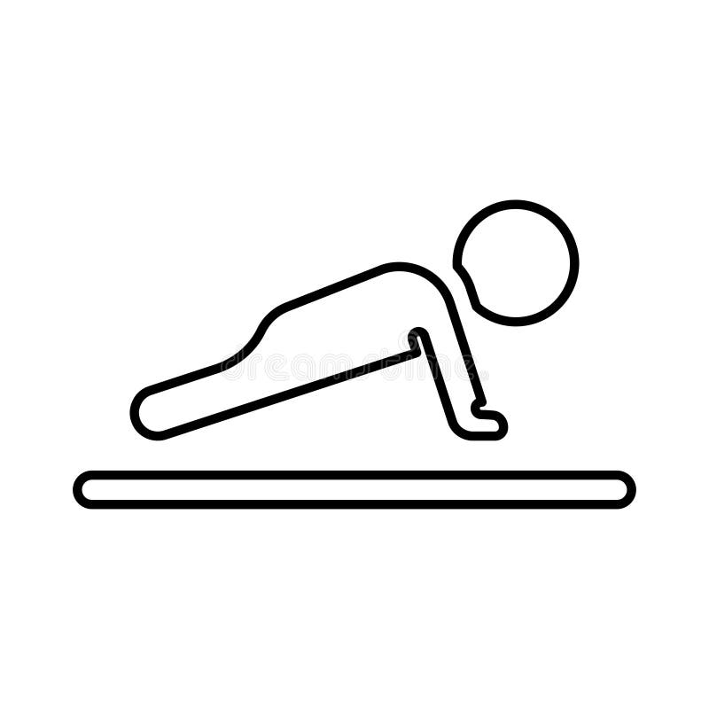 Push Up Icon stock illustration. Illustration of bangladesh - 240887172