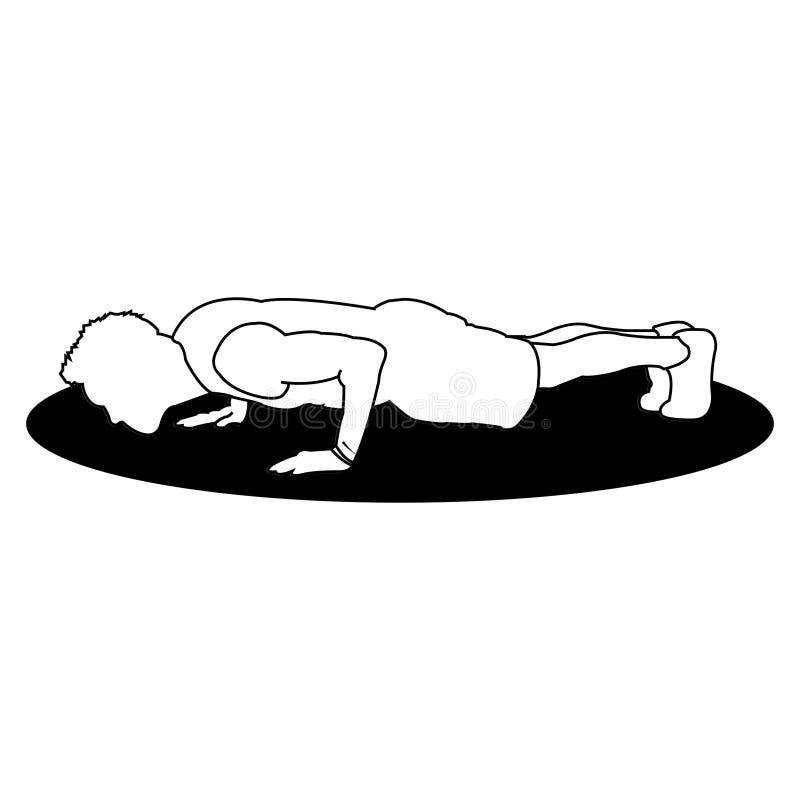 Push up icon stock vector. Illustration of strong, progress - 292156014