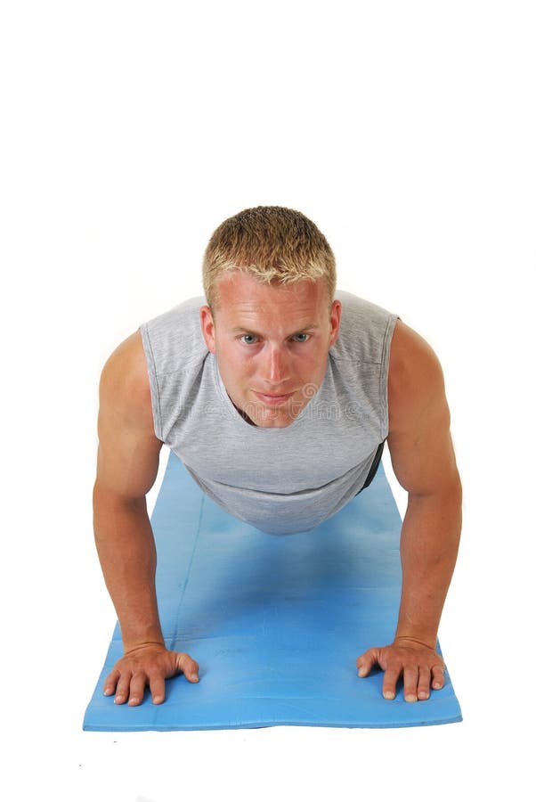 Push Ups stock photo. Image of handsome, adult, exercise - 10374492