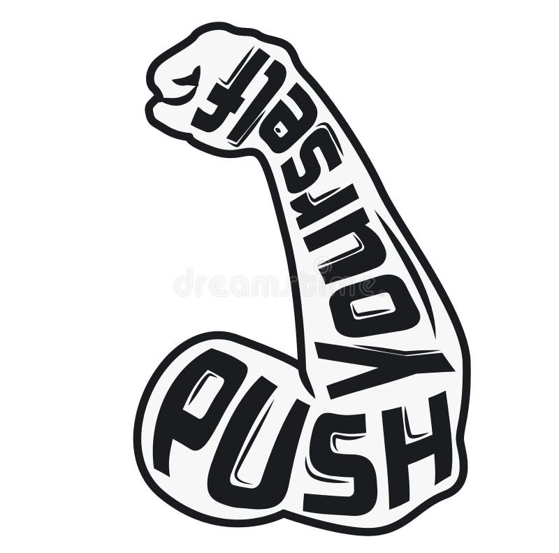Push Yourself Stock Illustrations – 585 Push Yourself Stock ...