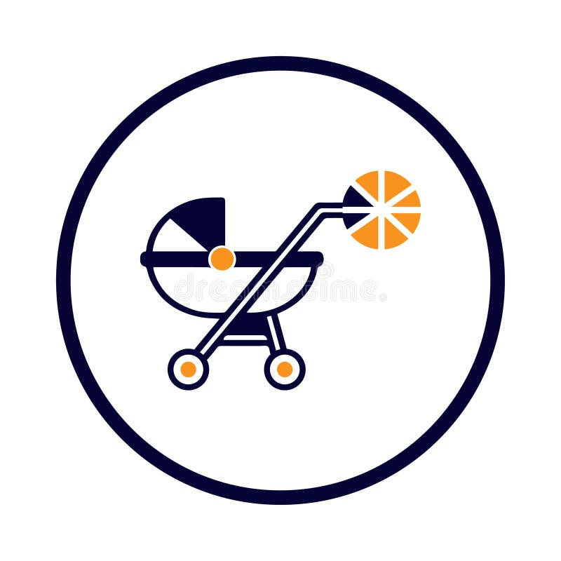 Pushchair, Carriage, Infant Car, Pram Icon Stock Vector - Illustration ...