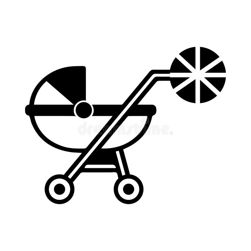 Pushchair, Carriage, Infant Car, Pram Icon Stock Vector - Illustration ...