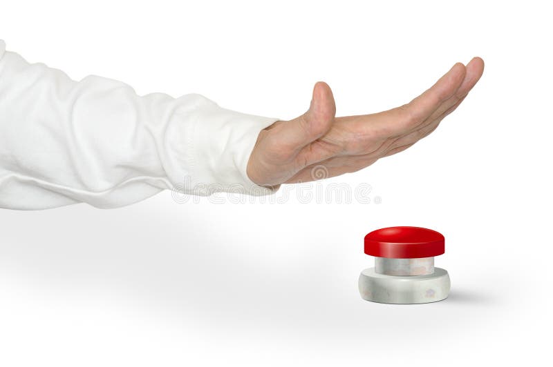Pushing the Button stock image. Image of control, remote - 32358373
