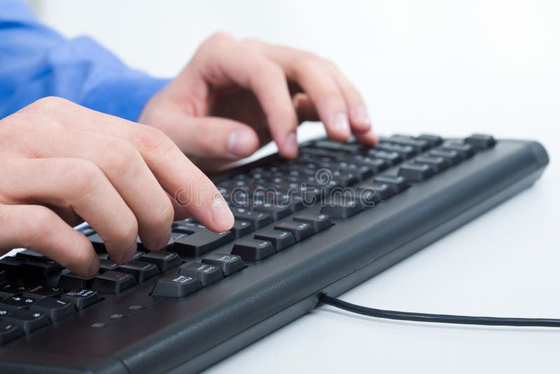 Pushing buttons stock image. Image of closeup, input - 13270037