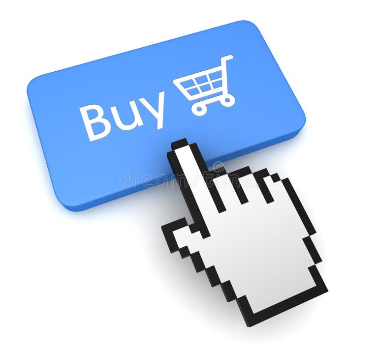 Buy Button Concept 3d Illustration Stock Illustration - Illustration of ...