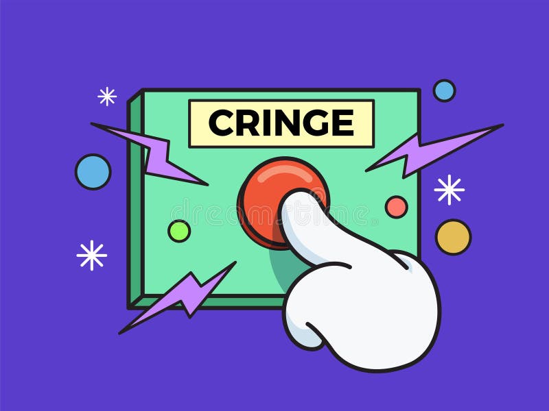Cringe Button Stock Illustrations – 1 Cringe Button Stock Illustrations ...