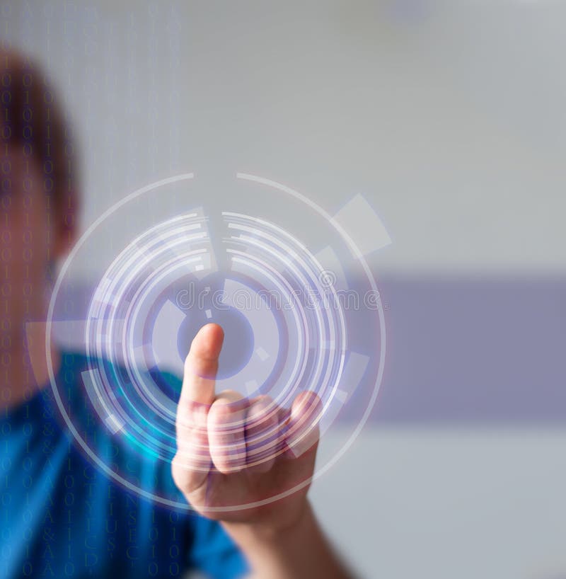 Pushing Fututristic Virtual Touch Display with Matrix Data, Concept ...