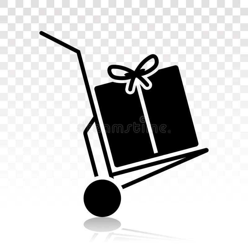 Moving Dolly and Boxes stock vector. Illustration of tape - 22291750