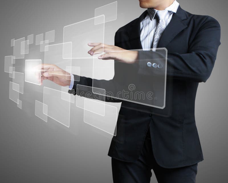 Hand Pushing a Fast Forward Button Stock Photo - Image of button ...