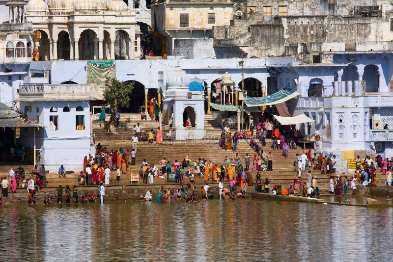 Pushkar, India. editorial stock photo. Image of clothing - 29252603