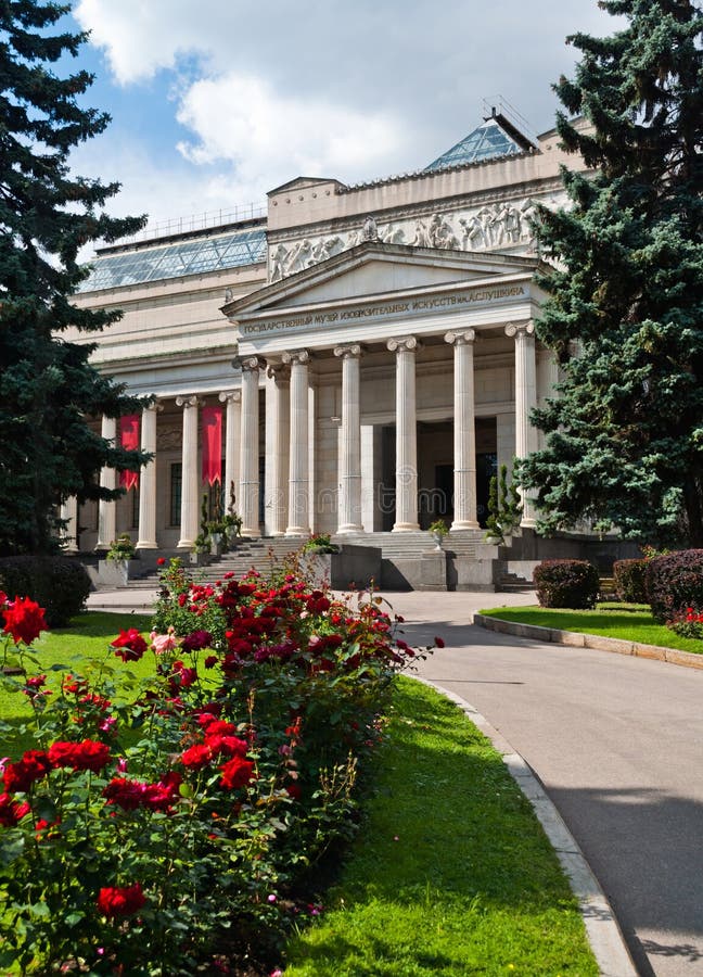 Pushkin Museum stock photo. Image of foreign, architecture - 35976446