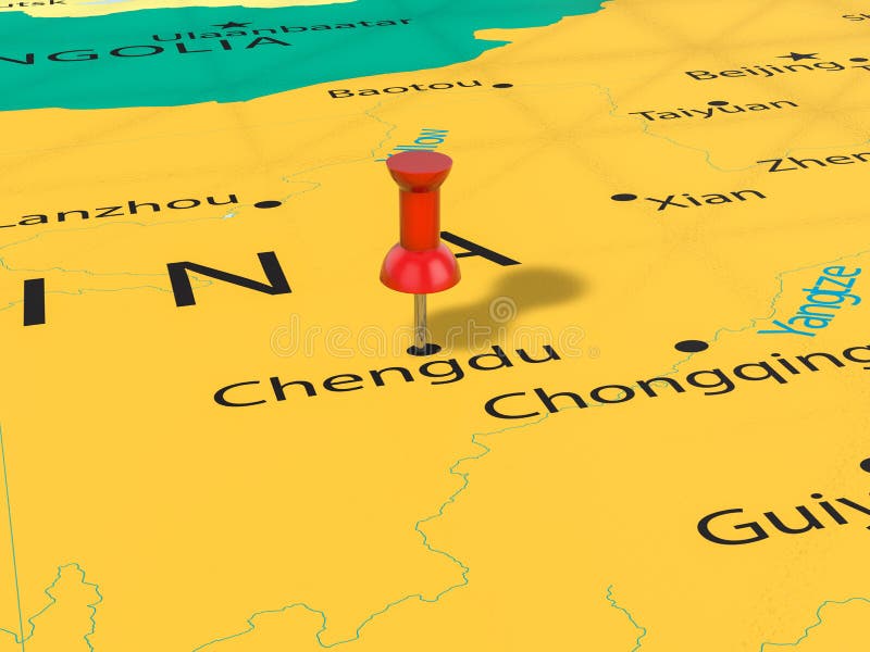 Chengdu Map Stock Illustrations – 196 Chengdu Map Stock Illustrations ...