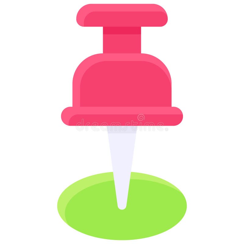 Pushpin Icon, Location Map and Navigation Vector Stock Vector ...