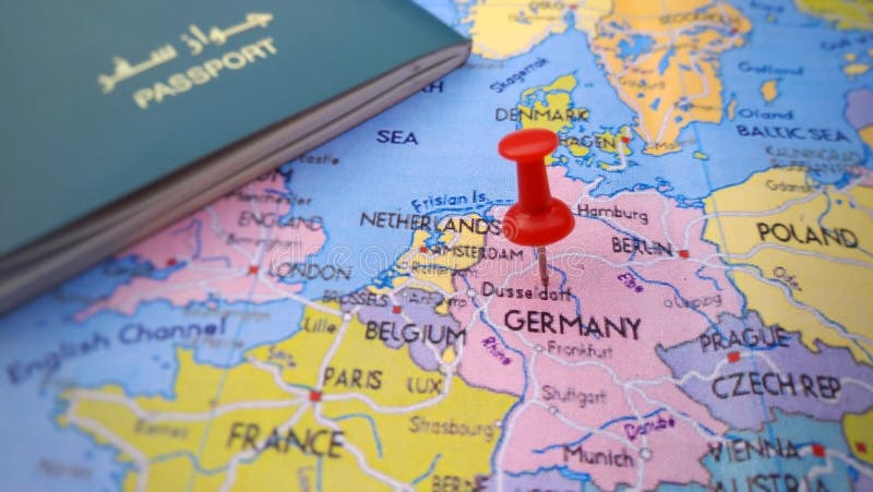 Car Germany Map with Pinpoint Line Stock Image - Image of vitamin, case ...