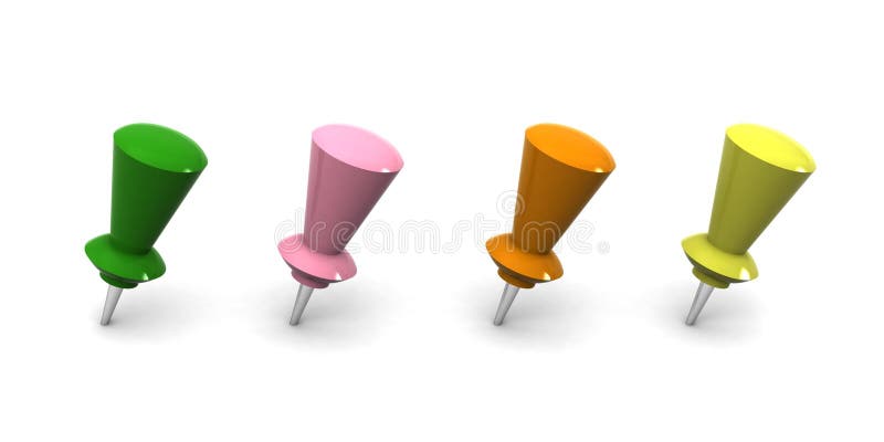 Percevejo no fundo branco ilustração stock. Ilustração de anexo - 31442797