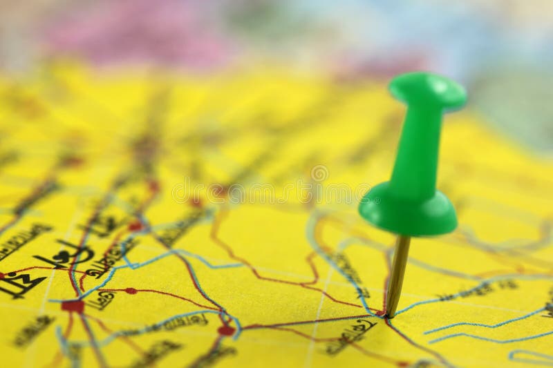 Pointing To a Place in the World Stock Photo - Image of europe, land ...