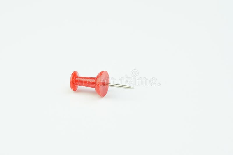 Pushpin red stock image. Image of fastener, noticeboard - 65688869