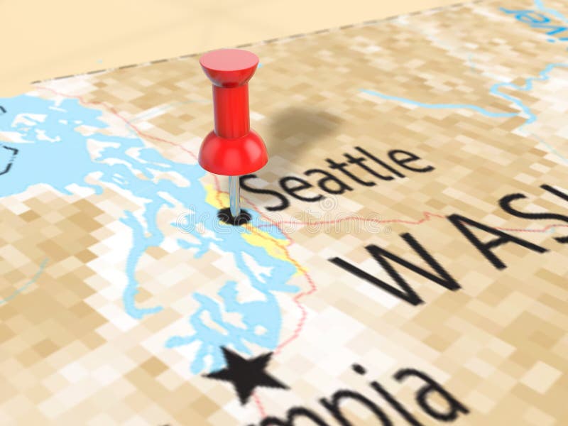 Map Seattle Stock Illustrations – 487 Map Seattle Stock Illustrations ...