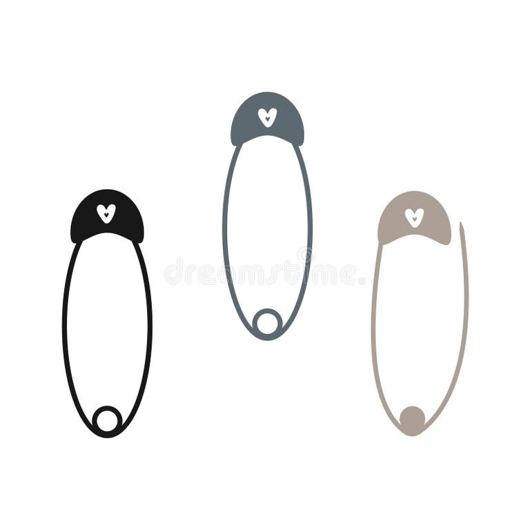 Pushpins, Thumbtacks Set. Different Push Pins, Attaching Buttons ...