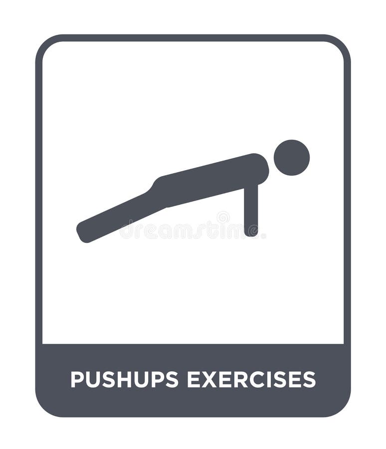Pictogram Doing Push Up Icon. Healthy Lifestyle Design. Vector G Stock ...