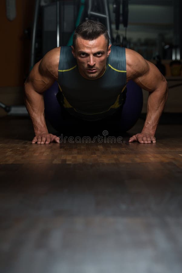 Push-Ups Lower Position stock image. Image of pursuit - 38430179