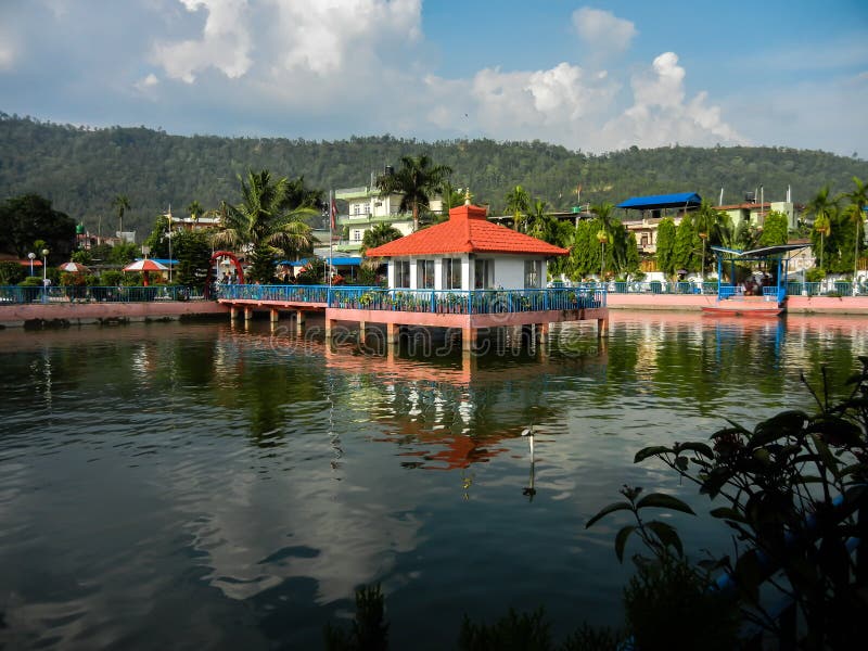 Puspa Lal Park of the Hetauda Nepal Stock Photo - Image of screen ...