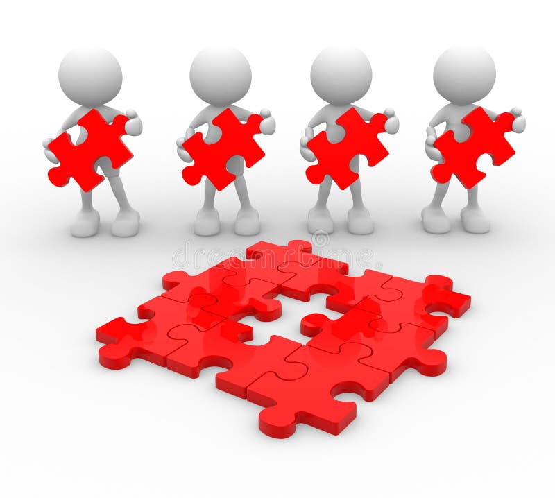 Pussel stock illustrationer. Illustration av samlat, stege - 26343966