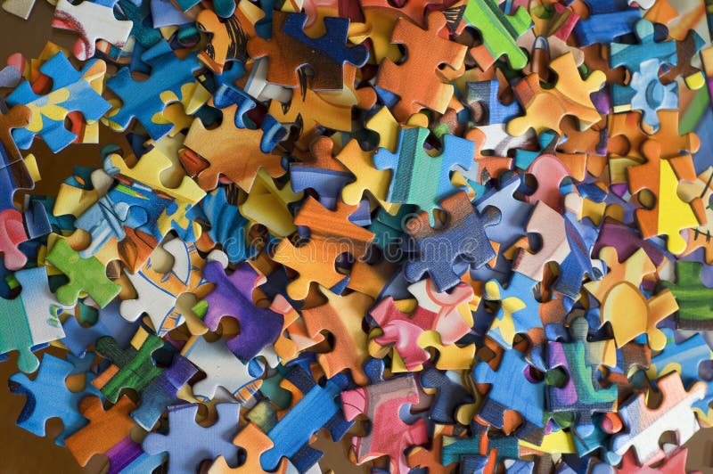 Blankt pussel fotografering för bildbyråer. Bild av fullföljande - 18643277