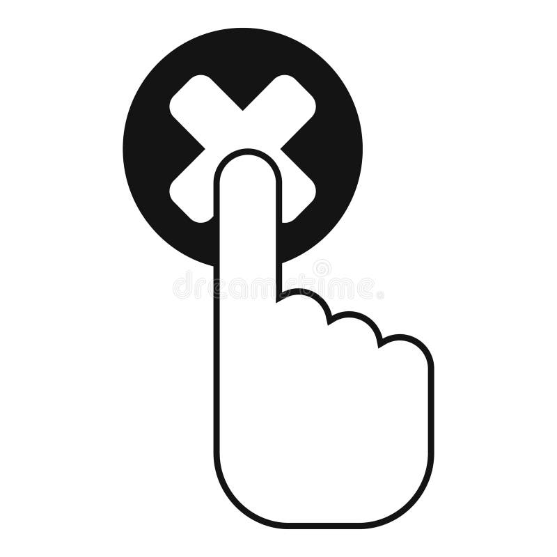 Put Dislike Icon Simple Vector. Social Media Stock Vector ...