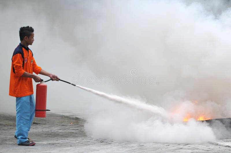 Put Out the Fire Using Simple Tools Editorial Photo - Image of fire ...