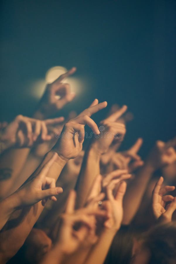 Put your hands in the air stock photo. Image of live - 262892002