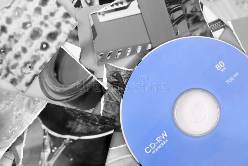 Put your images in CD stock image. Image of digital, data - 44530375