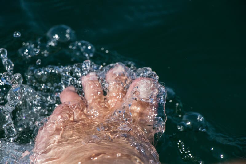 Put your toes in the water stock image. Image of ontario - 124215167