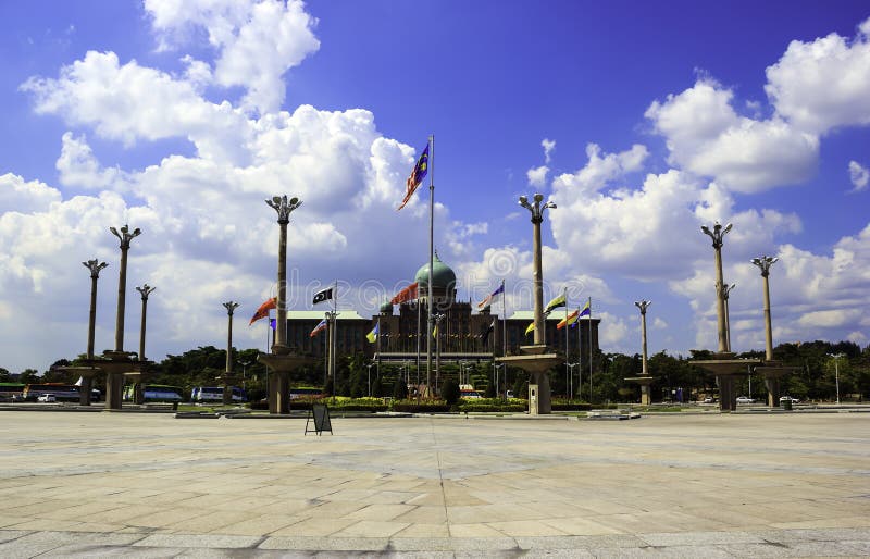 Putra Square in Putrajaya stock photo. Image of view - 53413598